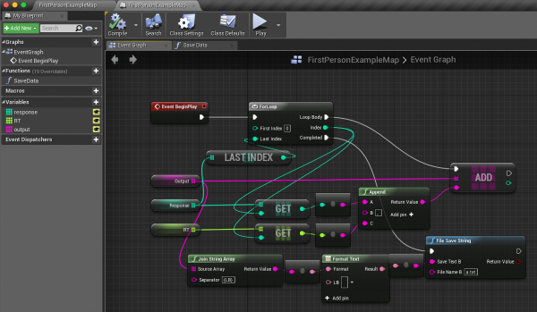 UE4で変数の値をテキストファイルとして保存する方法 | htsuda.net