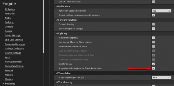 UE4で鏡を作る | htsuda.net
